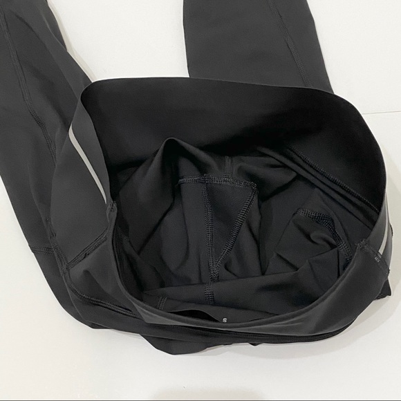 Athleta | Pants & Jumpsuits | Athleta Black Sonic Reflective Seamless ...